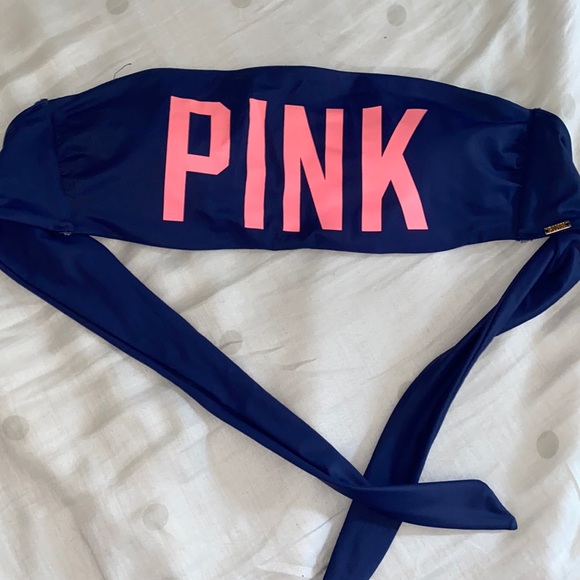 PINK Victoria's Secret | Swim | Vs Pink Bikini Top Bandeau | Poshmark